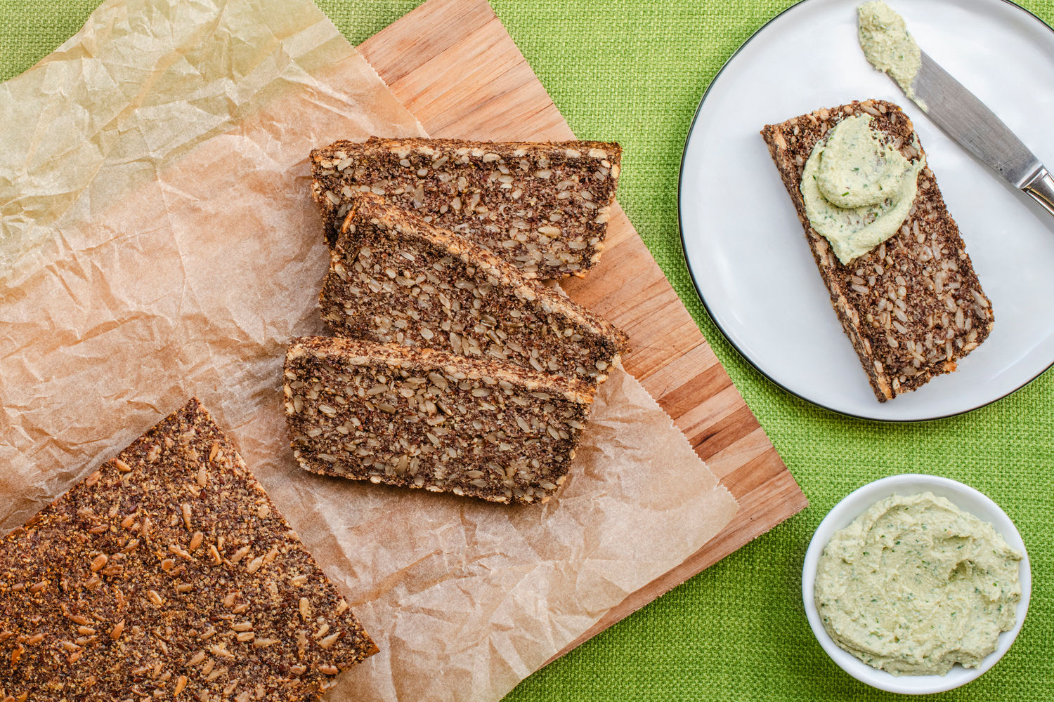 4-ingredient Flax and Sunflower Seed Bread | The Doctor's Kitchen