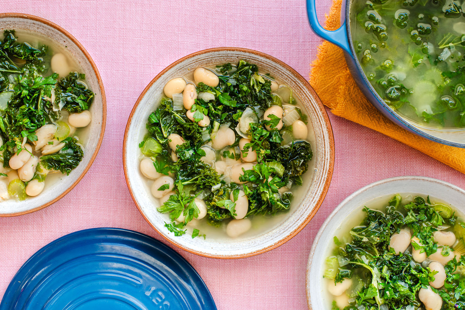 Butterbean & Kale Broth with Lemon-Herb Sprinkle | The Doctor's Kitchen