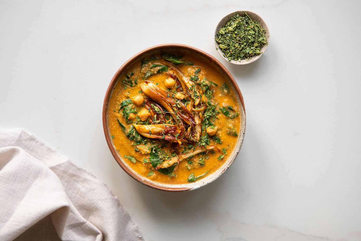 Cashew Curry with Chickpeas and Crispy Mushrooms | The Doctor's Kitchen