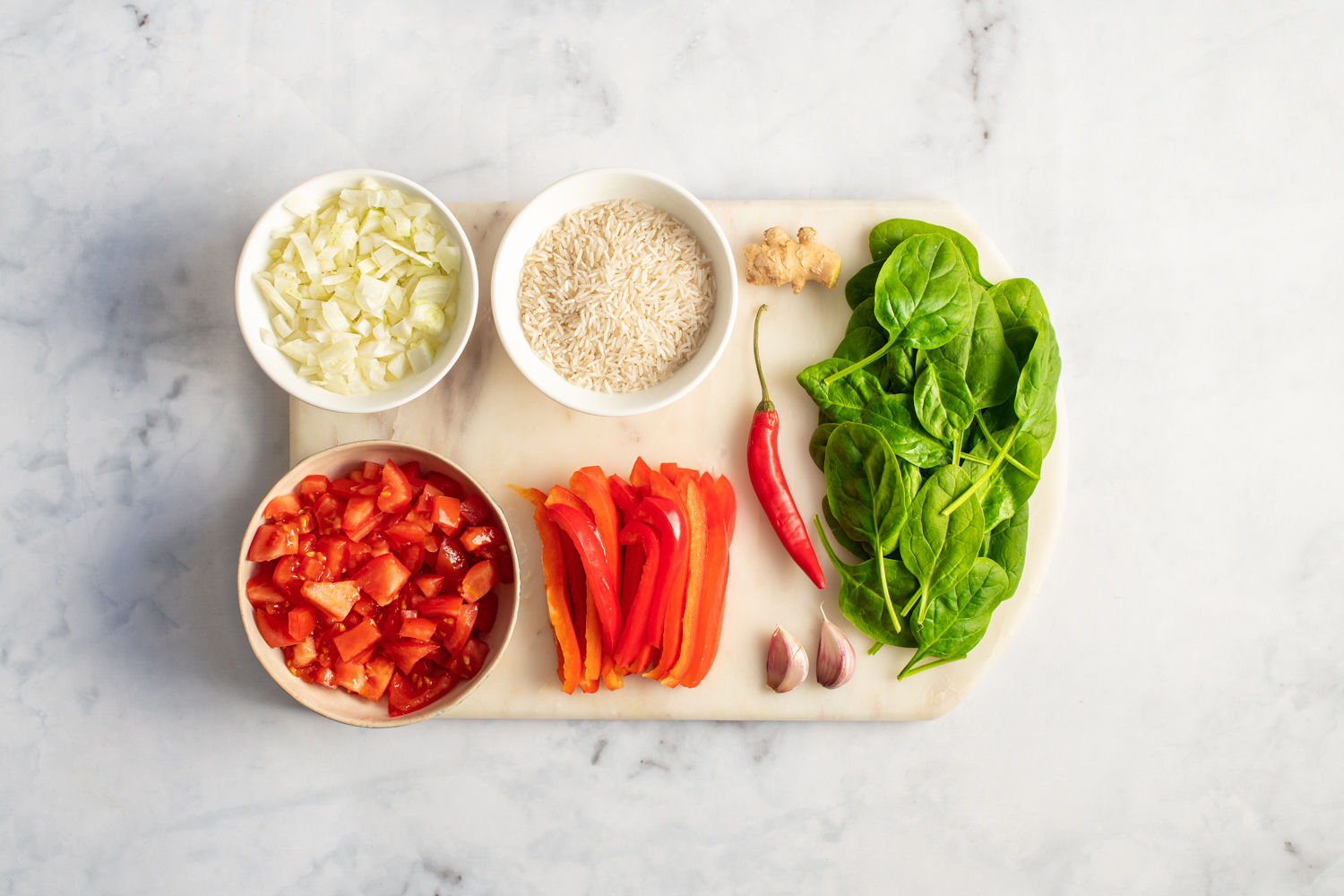 Spiced Rice with Paprika, Red Pepper and Spinach | The Doctor's Kitchen