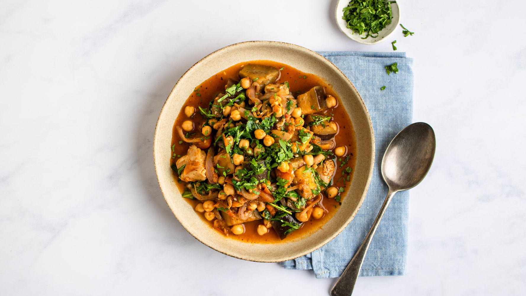 Harissa Chicken and Aubergine Stew | The Doctor's Kitchen