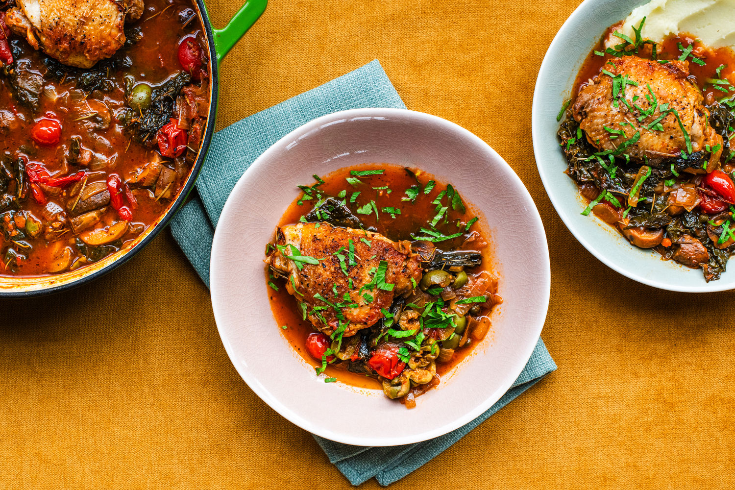 Italian-style Chicken, Mushroom and Kale Stew | The Doctor's Kitchen
