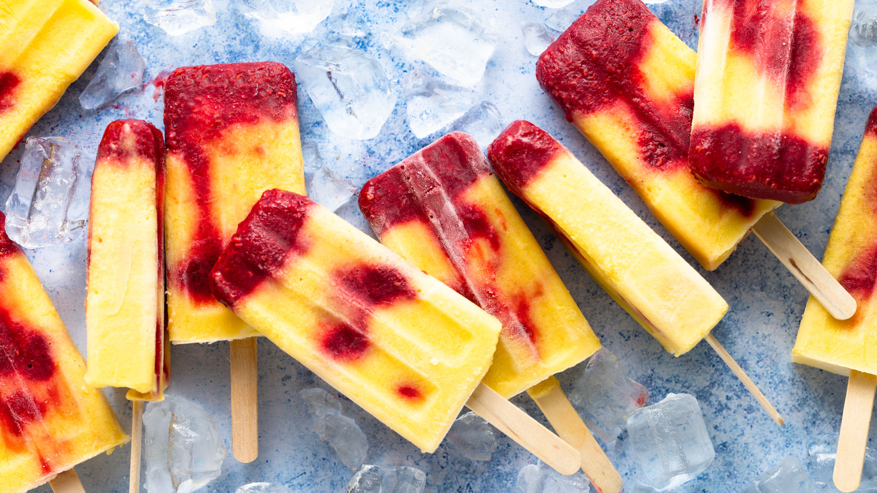 Mango, Raspberry & Coconut Ice Lollies | The Doctor's Kitchen