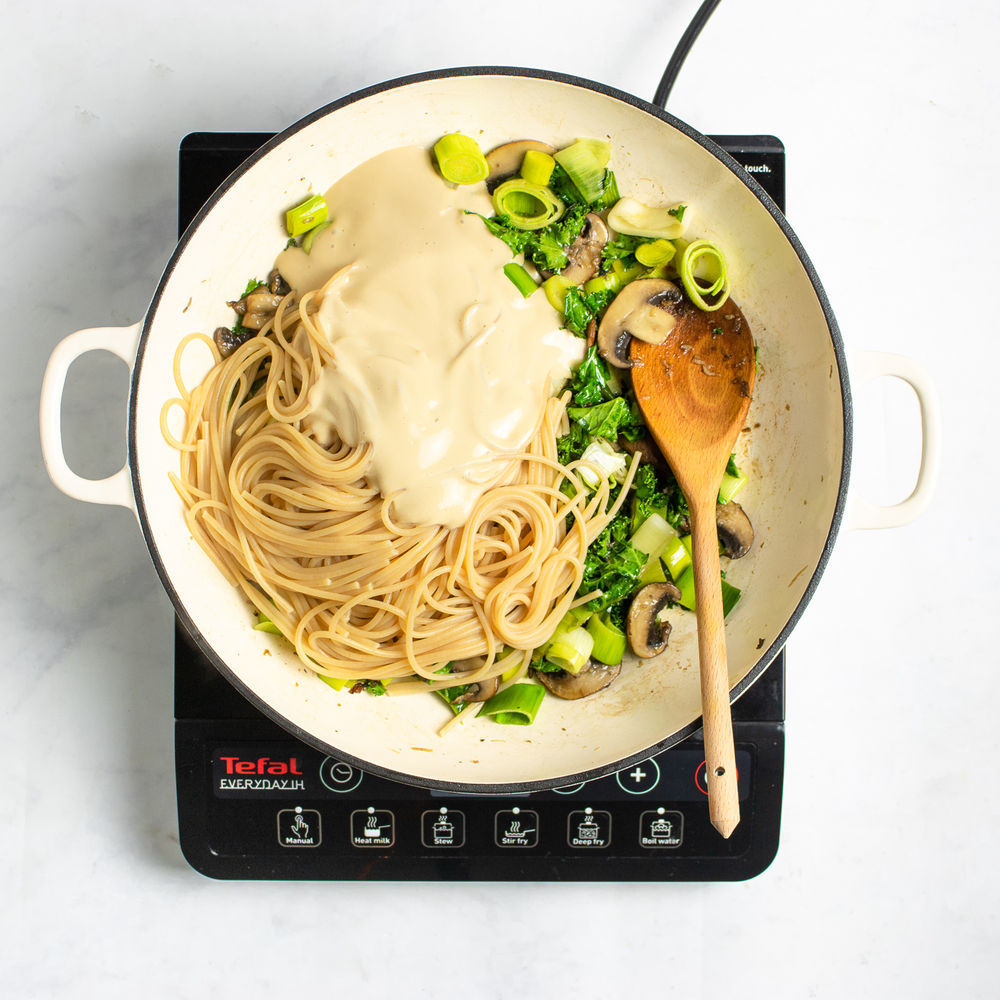 Creamy Mushroom Spaghetti | The Doctor's Kitchen