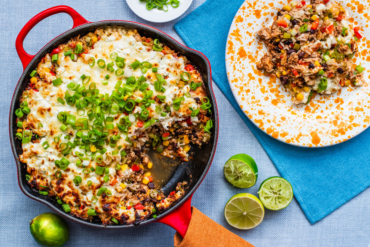 One Pan Black Bean, Tofu, and Rainbow Rice Bake | The Doctor's Kitchen