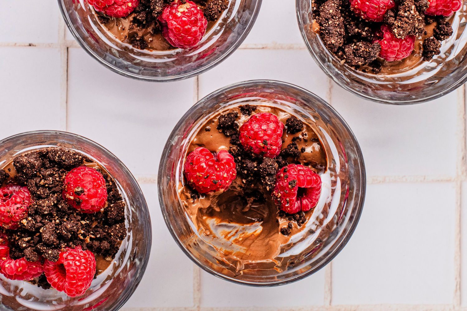 Raspberry Chocolate Mousse Cups | The Doctor's Kitchen