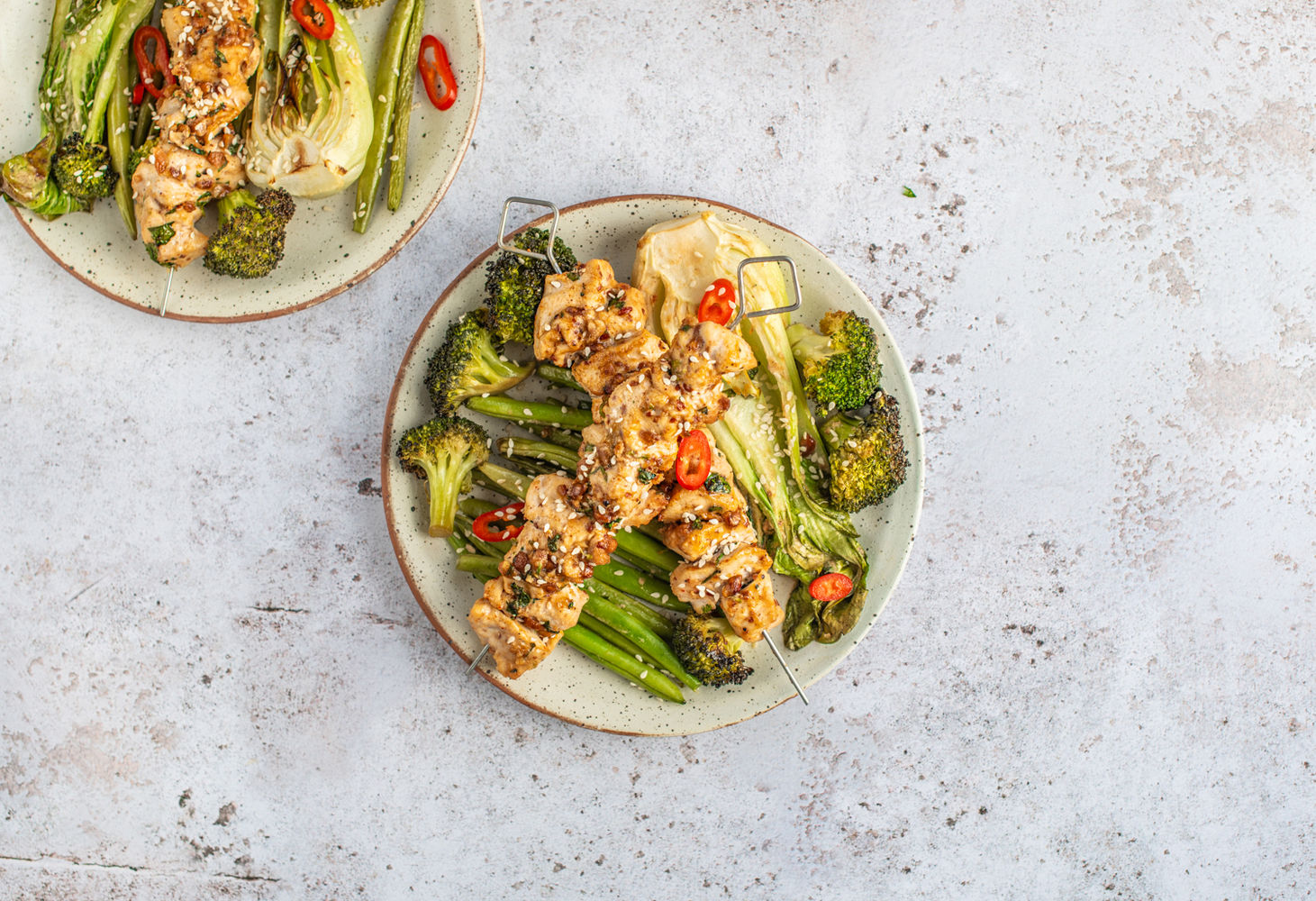 Satay Chicken with Green Beans | The Doctor's Kitchen