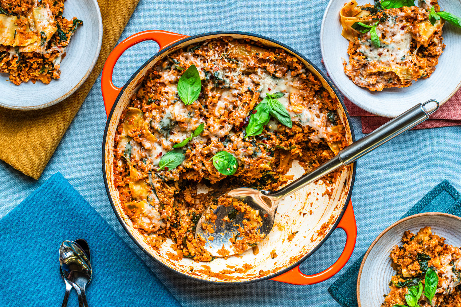 Scruffy One-pan Lasagna | The Doctor's Kitchen