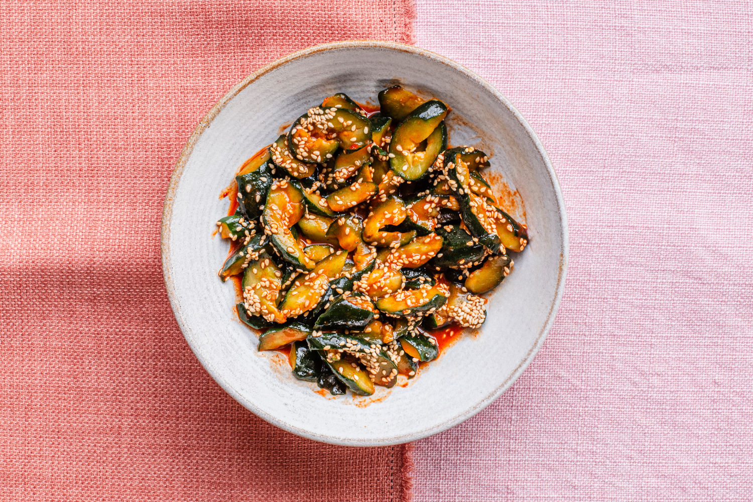 Smashed Gochujang Cucumber Salad | The Doctor's Kitchen