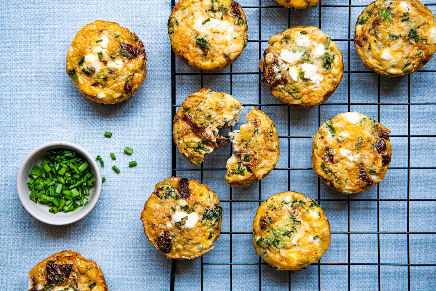 Sundried Tomato, Broccoli & Feta Egg Muffins | The Doctor's Kitchen