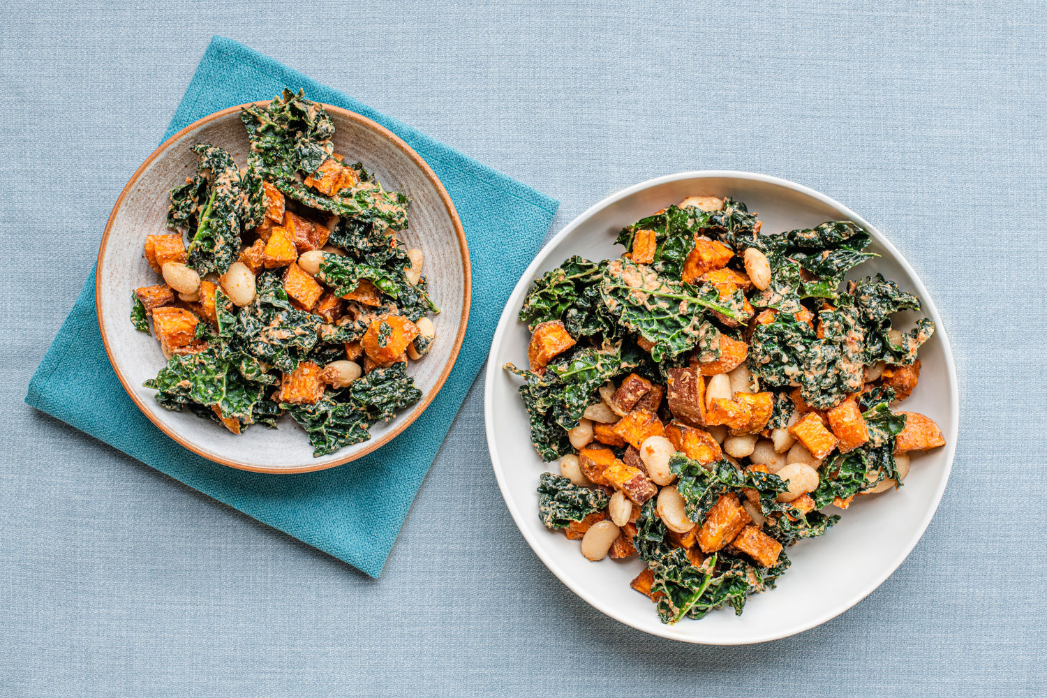 Sweet Potato, Butter Bean, and Kale Salad with Sun-dried Tomato ...